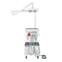 China 550W Veterinary Dental Unit with LED Operating Light and Built-in Air Compressor for Mobile Pet Dental Cart for sale
