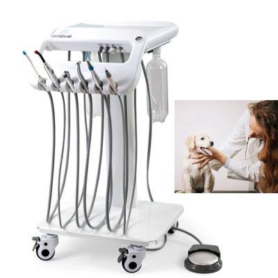 China Portable Vet Dental Machine with 550W Power 10L Stainless Air Tank and 38DB Noise Level for Mobile Dental Therapy for sale