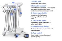 China Portable Vet Dental Machine with 550W Power 10L Stainless Air Tank and 38DB Noise Level for Mobile Dental Therapy for sale