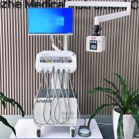 China Portable Dental Therapy Unit with Built-in X Ray and PC Mobile Dental Cart Featuring Air Compressor Suction System and 550W Power for sale