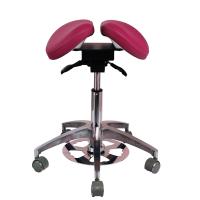 China Ergonomic Saddle Dentist Stool with Adjustable Height and 360-Degree Rotation for Dental Clinics and Hospitals for sale