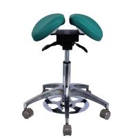 China Ergonomic Saddle Dentist Stool with Adjustable Height and 360-Degree Rotation for Dental Clinics and Hospitals for sale