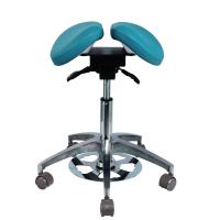 China Ergonomic Saddle Dentist Stool with Adjustable Height and 360-Degree Rotation for Dental Clinics and Hospitals for sale