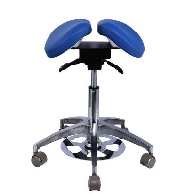 China Ergonomic Saddle Dentist Stool with Adjustable Height and 360-Degree Rotation for Dental Clinics and Hospitals for sale