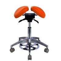 China Ergonomic Saddle Dentist Stool with Adjustable Height and 360-Degree Rotation for Dental Clinics and Hospitals for sale