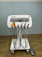 China Factory Direct Veterinary Portable Dental Trolley for Dog & Cat | Mobile Pet Dental Treatment Cart with Ultrasonic Scaler, Suction System & LED Curing Light | OEM/ODM Vet Dental Equipment for sale