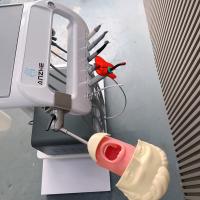 China 550W 0.8Mpa 38DB Mobile Dental Training Unit with Air Compressor for Dental School Simulation Phantom Head for sale