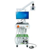 China Upgraded Intel i7 Portable Veterinary Dental Unit with 4K Intraoral Camera and Silent Oil-Free Air Compressor for sale