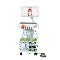 China Veterinary Dental Trolley with Oral Camera Portable Pet Dental Unit Mobile Vet Dental Workstation with Air Compressor OEM for sale