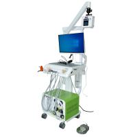 China All in One Portable Veterinary Dental Unit with X Ray i7 PC 4K Camera Oil Free Compressor Pet Dental Machine for sale