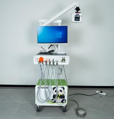 China Portable Dental Unit with Integrated X-Ray & Digital Sensor and 550W Oil-Free Compressor for Ultra-Light 1.7kg Portable X-Ray for sale