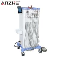China Portable Dental Unit with Micro Motor Oil Free Compressor Mobile Dental Machine for Clinic and Veterinary Use for sale