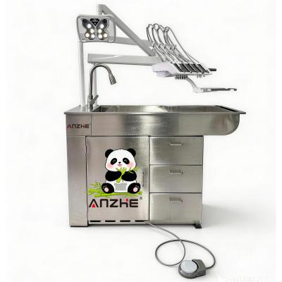 China 5 Best Professional Veterinary Dental Treatment Unit with Silent 32L Air Compressor All-in-One Dental Workstation for Pet Clinic for sale