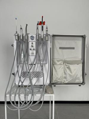 China Veterinary Portable Dental Unit Suitcase Type | Animal Dental Equipment with Oil-Free Air Compressor Ultrasonic Scaler Suction System LED Curing Light Factory Direct for sale