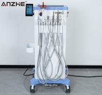China Portable Veterinary Dental Unit with Micro Motor LED Handpiece Ultrasonic Scaler Curing Light Oil-Free Air Compressor Mobile Pet Dental Cart Dental Equipment for Veterinary Clinic for sale