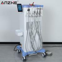 China Portable Veterinary Dental Unit with Micro Motor LED Handpiece Ultrasonic Scaler Curing Light Oil-Free Air Compressor Mobile Pet Dental Cart Dental Equipment for Veterinary Clinic for sale