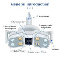China Dental LED Operating Lamp with 8 LED Bulbs Infrared Sensor Control and Adjustable Color Temperature for Dental Chair for sale