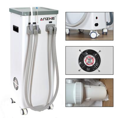 China Exclusive Factory Portable Dental Suction Unit | High-Performance Mobile Dental Equipment | Silent Auto-Drain Dental Suction System for sale