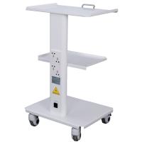 China Durable 3-Tier Dental Mobile Cart | Cold Rolled Steel Rolling Instrument Trolley for Clinics, Labs & Dental Training | Factory Direct for sale