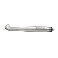 China LED 45 Degree Dental Surgical Handpiece Anti Retraction Wisdom Tooth Air Turbine High Speed Handpiece for sale