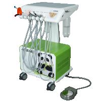 China Portable Veterinary Dental Unit Panda Style Professional Pet Dental Equipment for Small Animal Clinics for sale