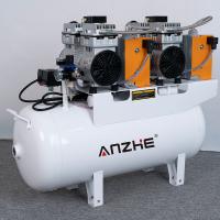 China Silent Oil Free Dental Air Compressor with Air Dryer 60L 1700W Low Noise Dental Compressor for 4 Dental Chairs for sale