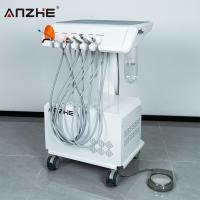 China Portable Dental Unit with Built-in Air Compressor Ultrasonic Scaler LED Curing Light High Low Speed Handpiece Mobile Dental Treatment Cart Compact Dental Workstation for Dental Clinic for sale
