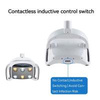 China 6 LED Dental Surgery Light Touch Screen Control Shadowless Oral Operation Lamp Adjustable Brightness Dental Chair LED Light for sale
