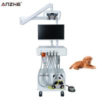 China Veterinary Dental Treatment Unit All-in-One System with HD Intraoral Camera LED Butterfly Lamp and Windows Control System for Animal Hospitals for sale