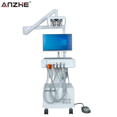 China Dental Treatment Unit with Butterfly LED Dental Lamp Intraoral Camera and Windows Computer System for Digital Dentistry for sale
