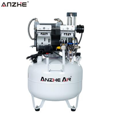 China 32L Silent Oil Free Dental Air Compressor Medical Grade Low Noise Air Compressor for Dental Clinic Hospital Laboratory for sale