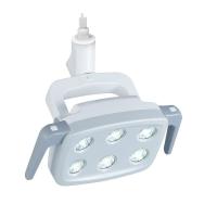 China 6 LED Dental Operating Light Adjustable Oral Examination Lamp Shadowless Surgical Light for Dental Chair Unit for sale