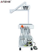 China Portable Veterinary Dental Unit with Butterfly LED Lamp Built In Air Compressor Ultrasonic Scaler LED Curing Light Suction System for Animal Dental Clinics for sale