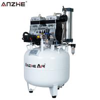 China Medical Grade 40L Silent Oil-Free Dental Air Compressor with Dryer 850W Low Noise Air Supply System for Dental Clinics for sale