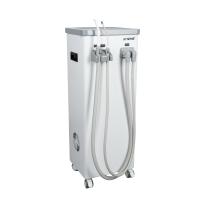China Portable Dental Suction Unit with Dual Suction Modes Automatic Drainage Water Air Separation Filter Mobile Dental Vacuum System for Dental Clinics for sale