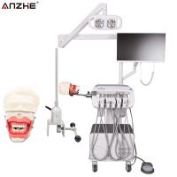 China Portable Dental Unit with Anesthesia Simulation Phantom Head Dental Training Workstation Local Anesthesia Education System for Dental Schools for sale