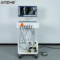 China Factory Direct Portable Veterinary Dental Unit with HD Oral Camera and 23.8 Inch Touchscreen All In One Computer Built In Air Compressor Scaler Curing Light for Animal Dental Clinics for sale