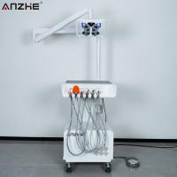 China Portable Dental Unit with Butterfly LED Whitening Lamp Built In Air Compressor Suction System Ultrasonic Scaler and Curing Light for Dental Clinic for sale