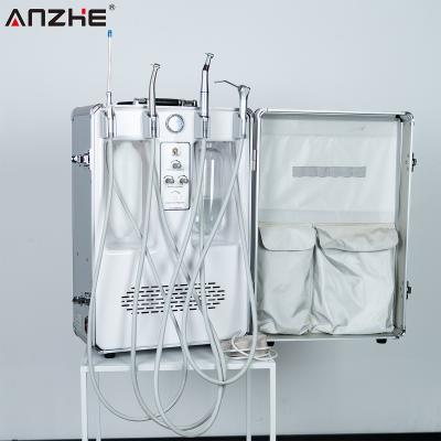 China Portable Mobile Dental Unit with 550W Power 6L Stainless Steel Air Tank and 38dB Low Noise for Dental Clinics for sale