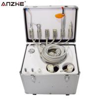 China Portable Mobile Dental Unit with 550W Air Compressor 38dB Low Noise and 1L Stainless Steel Air Tank for Dental Clinics for sale