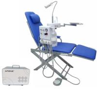 China Portable Dental Chair with Adjustable Backrest 100°-175° and LED Light for Mobile Dental Unit for sale