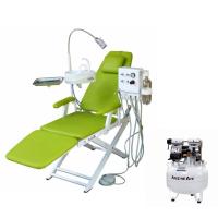 China Portable Dental Chair with Adjustable Backrest 100°-175° and LED Light for Mobile Dental Unit for sale