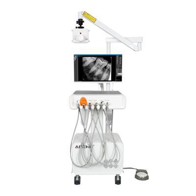 China All in One Digital Dental Workstation with Portable X Ray HD Intraoral Camera Sensor PC System Mobile Dental Treatment Unit for sale