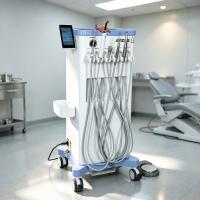 China 550W Mobile Dental Unit with 0.8Mpa Air Pressure and LED Curing Light for Dental Clinic Treatment for sale