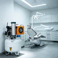China 40L Silent Oil Free Dental Air Compressor with Dryer 55dB Low Noise for Dental Clinics for sale