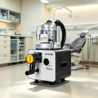 China 750W High-Performance Dental Suction Unit with Liquid-Gas Separation and Auto Drainage for Dual Chair Support for sale