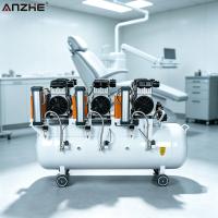 China AZ-FA150B Medical Grade Oil Free Dental Air Compressor with Dryer and 150L Tank for sale