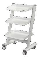 China 3 Layer Dental Trolley with Universal Wheels and Power Socket for Dental Clinics for sale