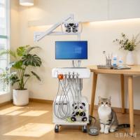 China Veterinary Dental Workstation with HD Intraoral Camera LED Dental Light Computer Digital Imaging System Animal Dental Equipment for sale