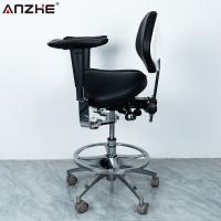 China Luxury Ergonomic Dental Stool with Adjustable Height 360-Degree Rotation and Split Saddle Seat for Clinics for sale
